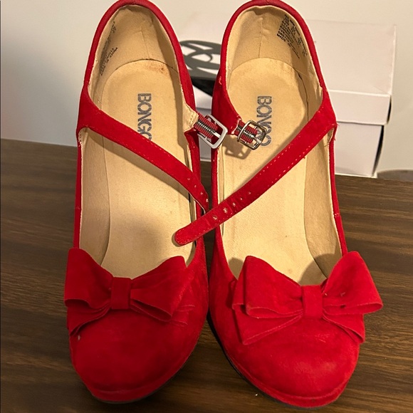 BONGO | Shoes | Bongo Red Bow Heels For Women | Poshmark